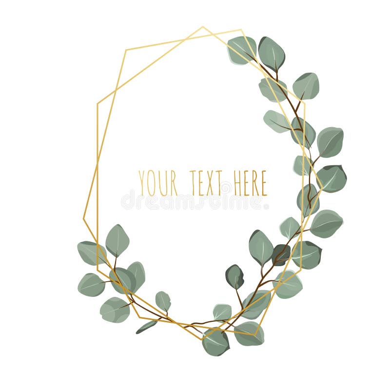 Stylish Floral Design Round Frame. Illustration. Decorative Print ...