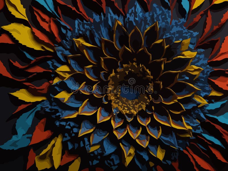 Stylish Floral Pattern Background Stock Illustration - Illustration of ...