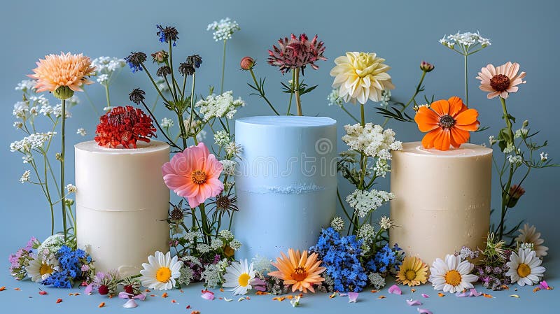 Stylish Flower Podium for Event Decor – Perfect Floral Display Platform ...