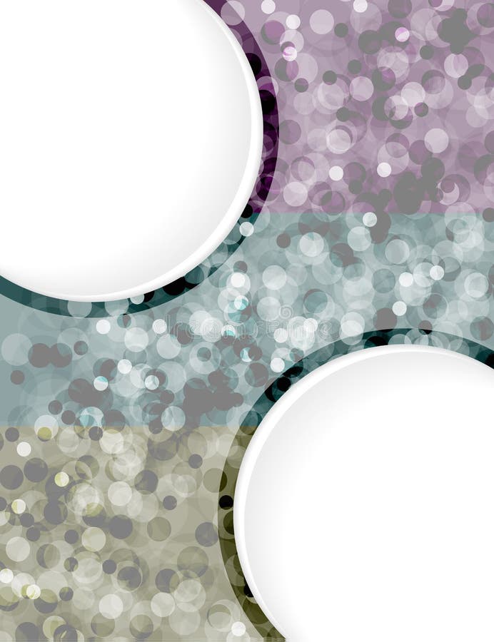 Stylish Flyer Background of Bubbles Stock Vector - Illustration of ...