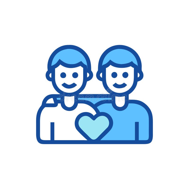 Stylish Friendship Icon for Various Uses Stock Illustration ...