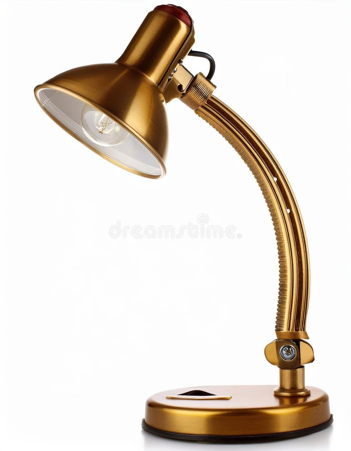 Elegant Gold Desk Lamp with Adjustable Neck for Versatile Lighting ...
