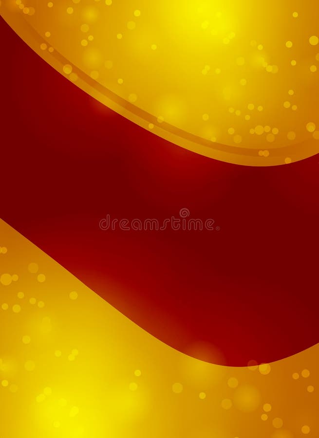 Stylish Gold Presentation Of Business Poster Stock Vector ...