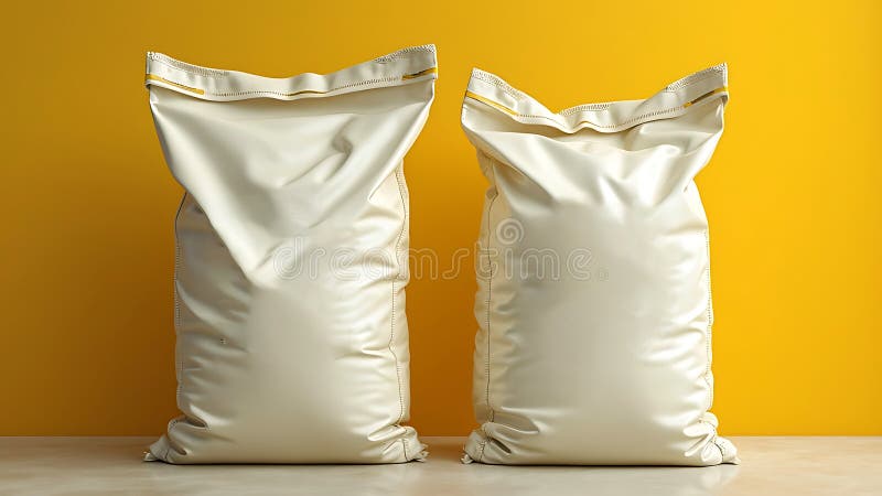 Stylish Grain Packaging Design with Scattered Seeds Stock Illustration ...