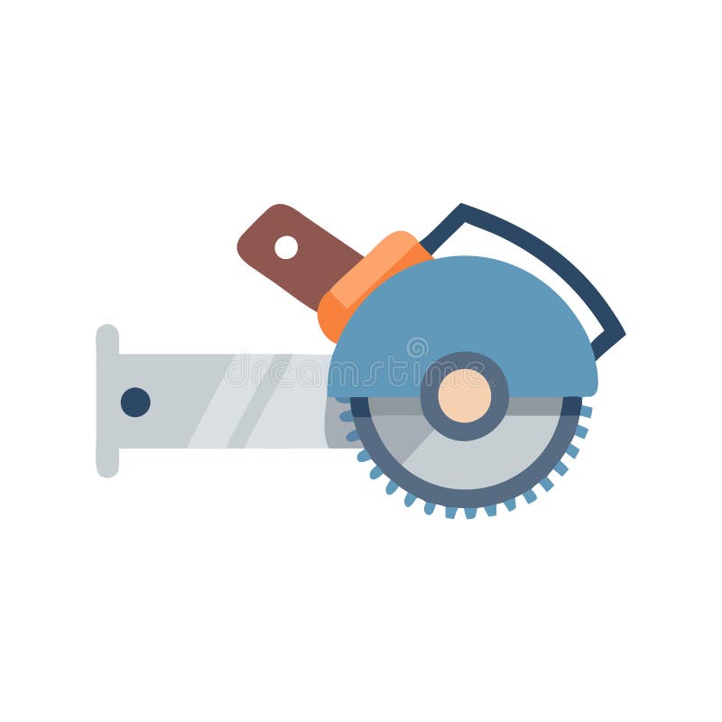 Stylish Concrete Saw Graphic for Precision Cutting Stock Vector ...