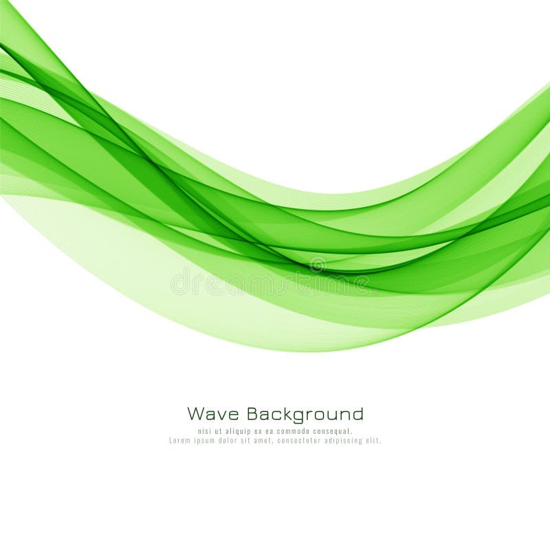 Green Wave Vector Png