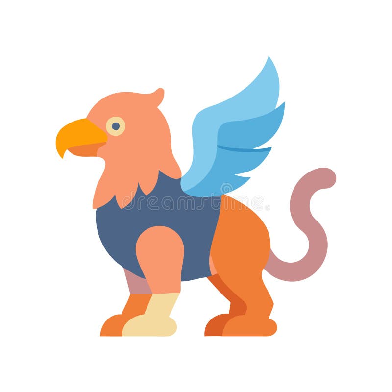 Stylish Griffin Icon for Mythical Creatures Stock Vector - Illustration ...