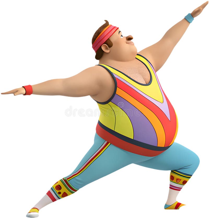 Dynamic Man in Stylish Acrobatic Outfit Performs Gymnastics Pose. Stock ...