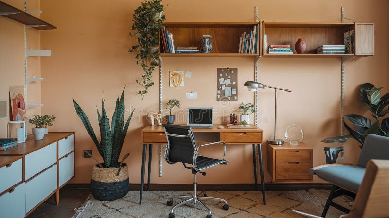 Stylish Home Office Setup Aesthetic and Functional Design for Modern ...