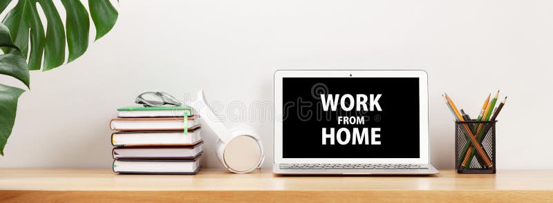 Stylish Home Studio Workspace with Computer, Supplies and Headphones ...