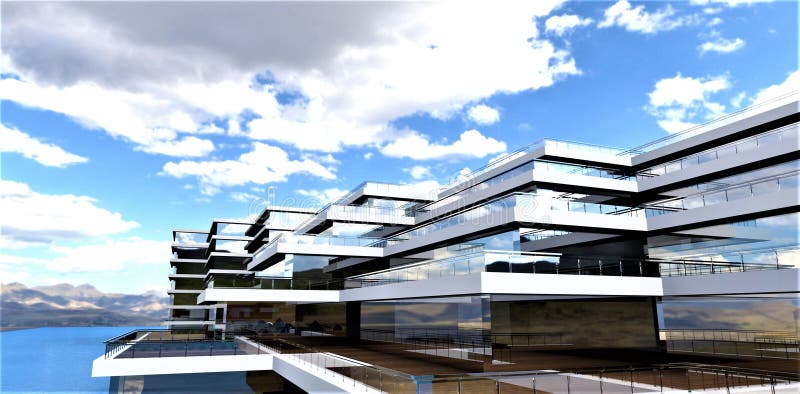 Stylish Hotel Complex with Big Pool Constructed According To ...