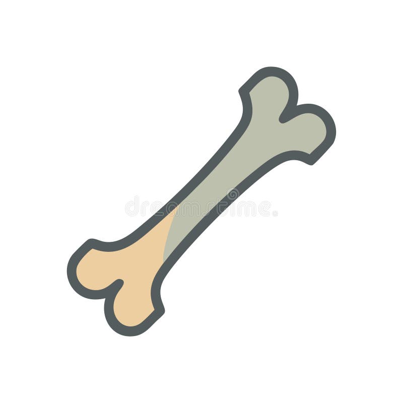 Stylish Icon of Ancient Bone for Art Stock Vector - Illustration of ...