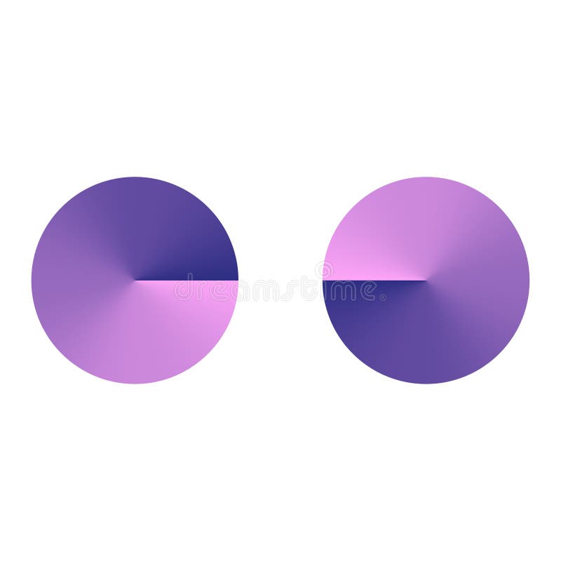 Stylish Icon with Purple Circles Gradient. Memo Template. Soft Color ...