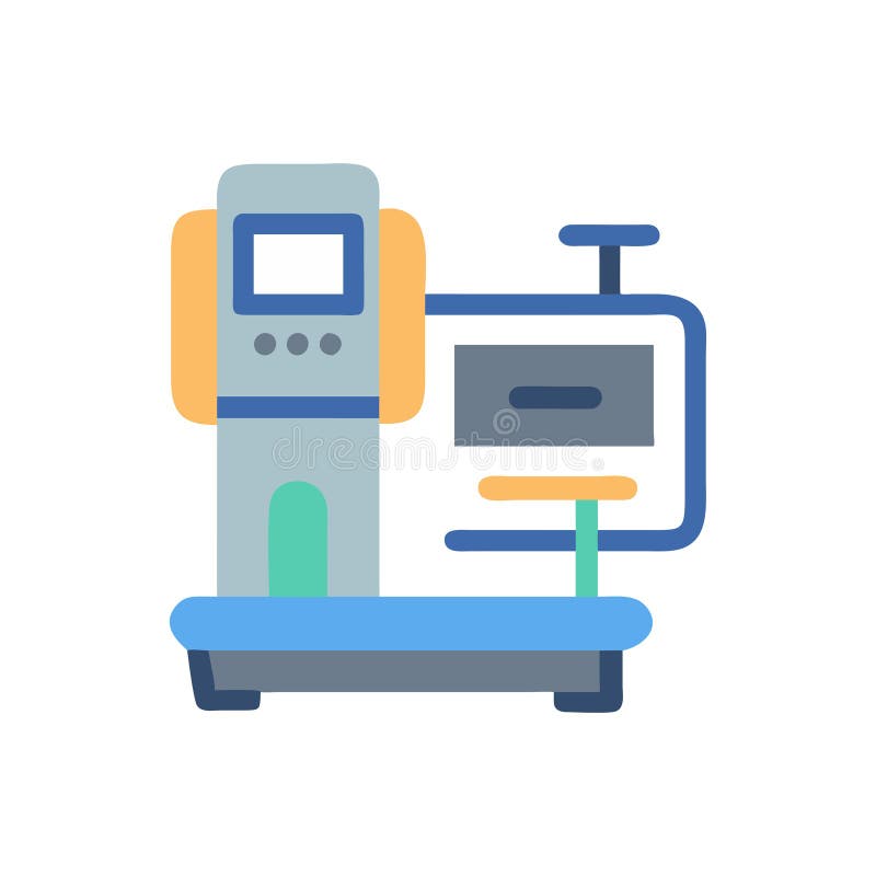 Stylish X-Ray Machine Icon stock vector. Illustration of service ...