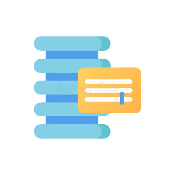 Stylish Stack Overflow Icon Stock Vector - Illustration of internet ...