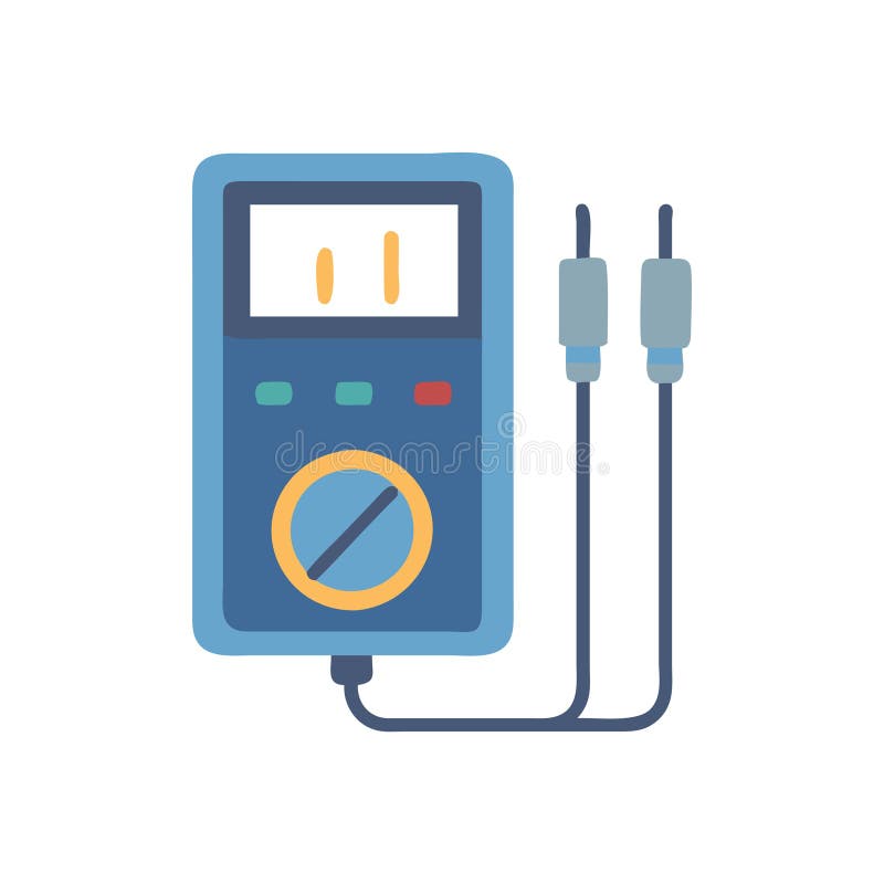 Stylish Voltage Tester Icon Stock Vector - Illustration of tester ...