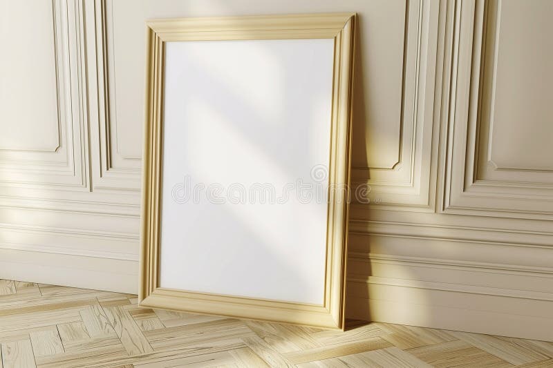 Stylish Image Showcasing a Minimalist Interior Design. the Large, Empty ...