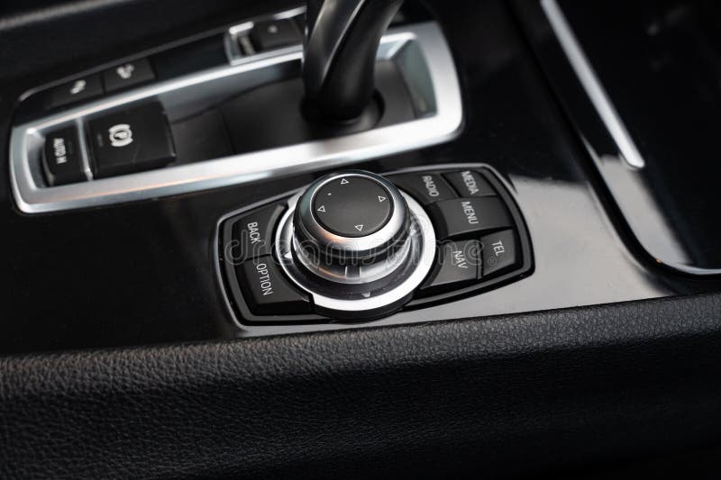 Stylish Interior Desgn of Luxury Car with Automatic Gearbox and Control ...