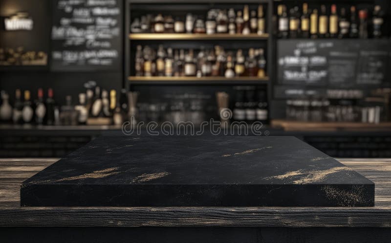 In a Stylish Interior Design Setting, an Illuminated Modern Tabletop ...