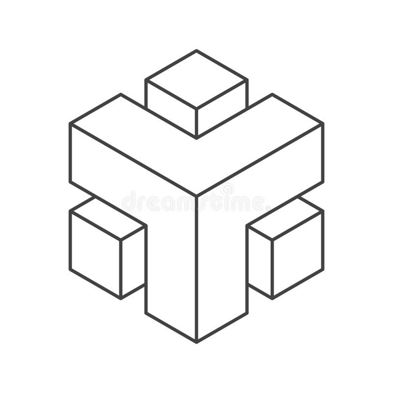 Stylish Isometric Cube Illustration, Perfect for Modern Designs ...