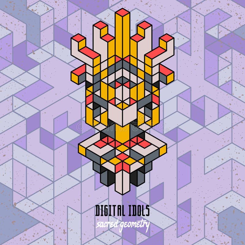 Stylish isometric idol stock vector. Illustration of build - 70054606