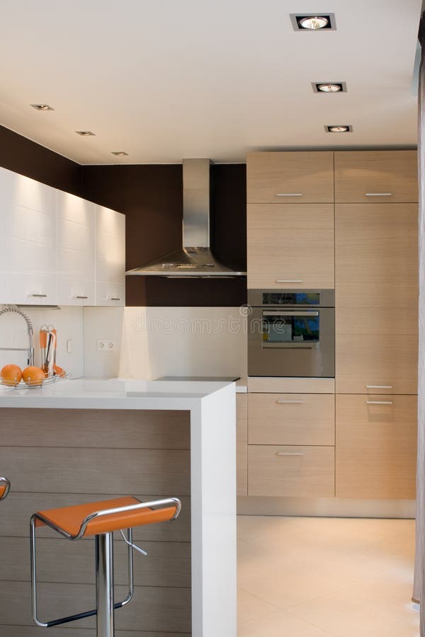 Stylish kitchen stock photo. Image of kitchen, contemporary - 18475942