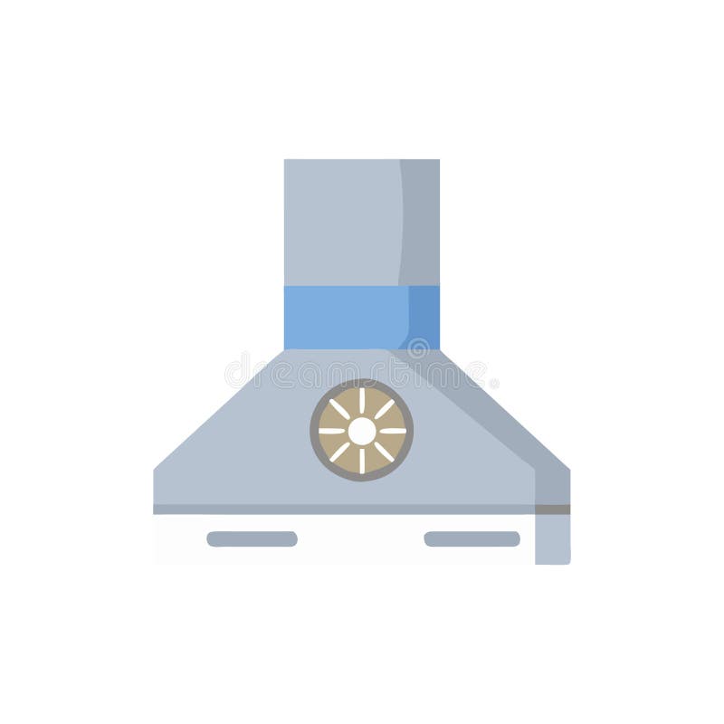 Stylish Kitchen Exhaust Fan for Modern Homes Stock Illustration ...