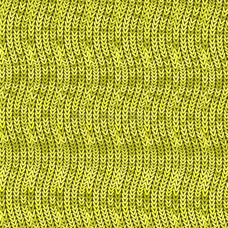 Stylish Knit. Yellow Knitted Texture. Woolen Pullover Tricot Print ...