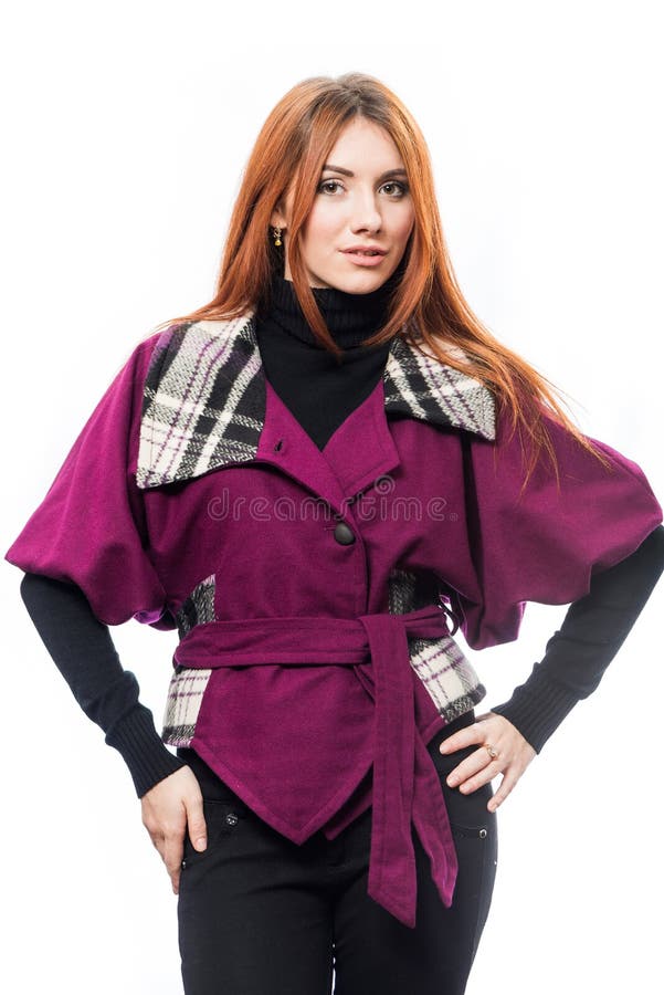 Stylish lady portrait stock photo. Image of model, fashionable - 40797666