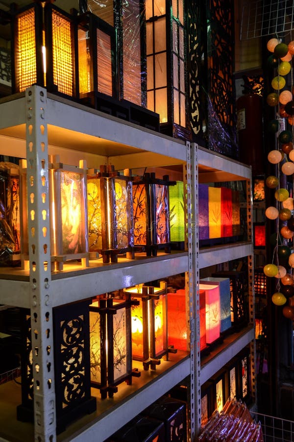 Stylish Lamp for Light Color. Stock Image - Image of clinic, cable ...