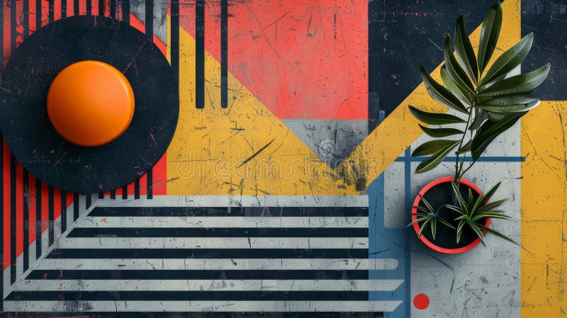 Stylish Layout Patterns in a Contemporary Style. Stock Illustration ...