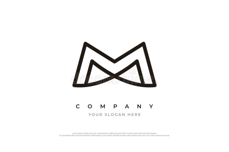 Stylish Letter M Stock Illustrations – 5,095 Stylish Letter M Stock ...