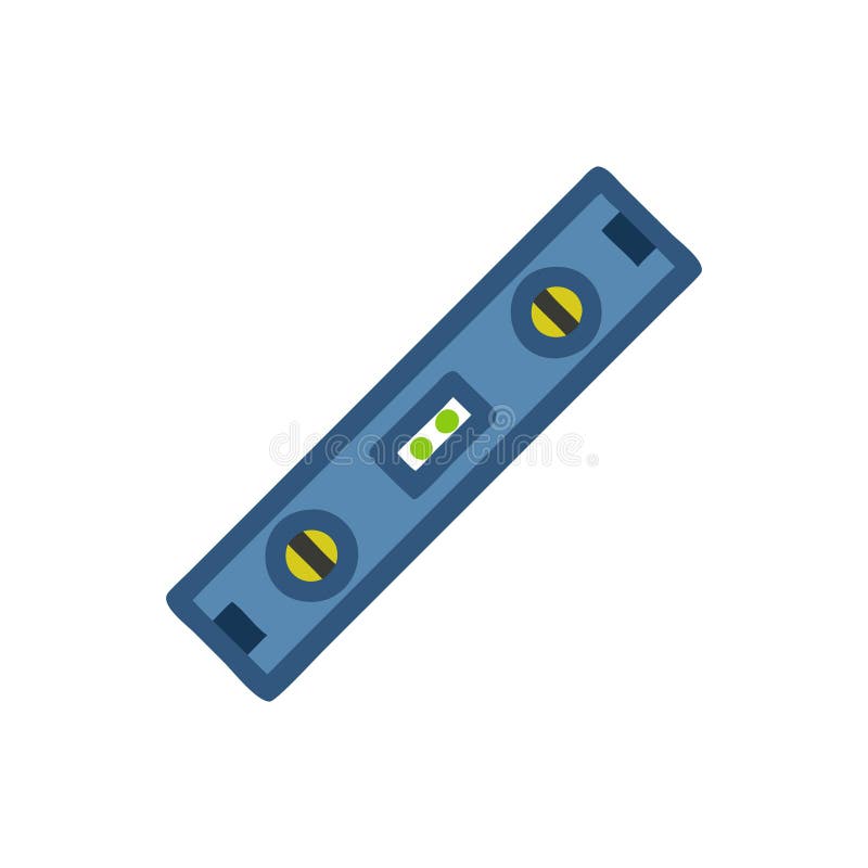 Stylish Level Tool Icon Illustration Stock Illustration - Illustration ...