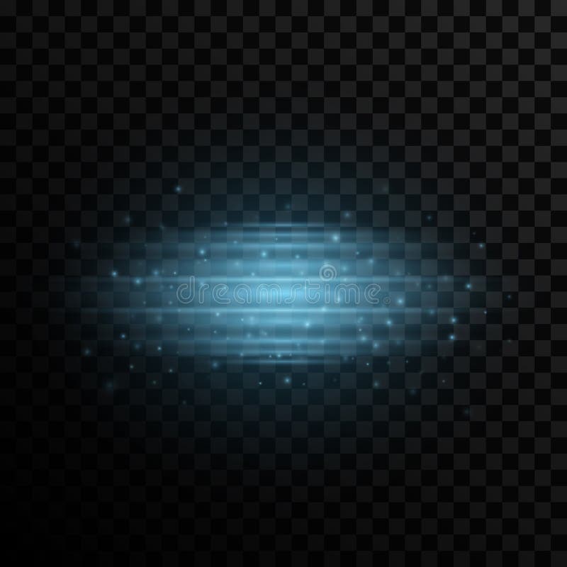 Stylish Light Effect on a Transparent Background. Modern Laser Effect ...