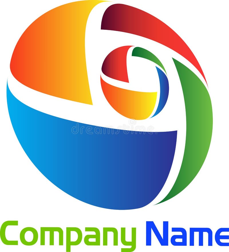 Stylish logo stock vector. Illustration of colorful, artistic - 20881841