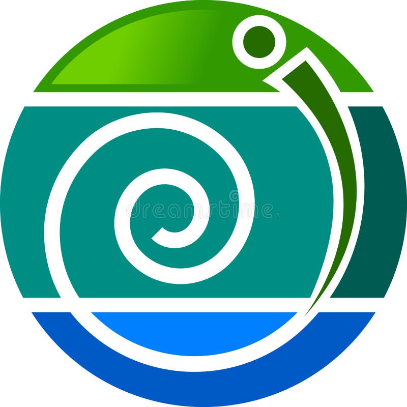 Stylish logo stock vector. Illustration of colorful, artistic - 20881841