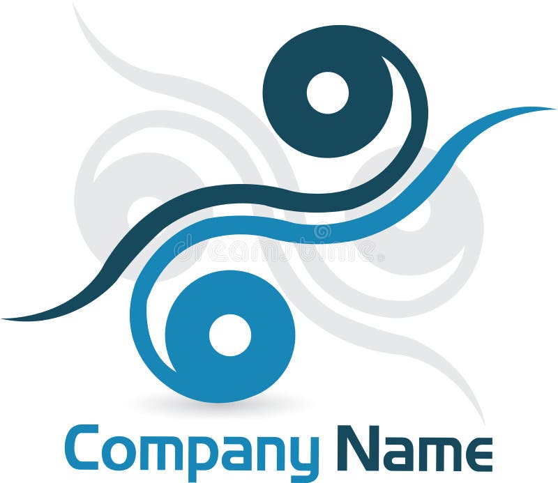 Stylish logo stock vector. Illustration of colorful, artistic - 20881841