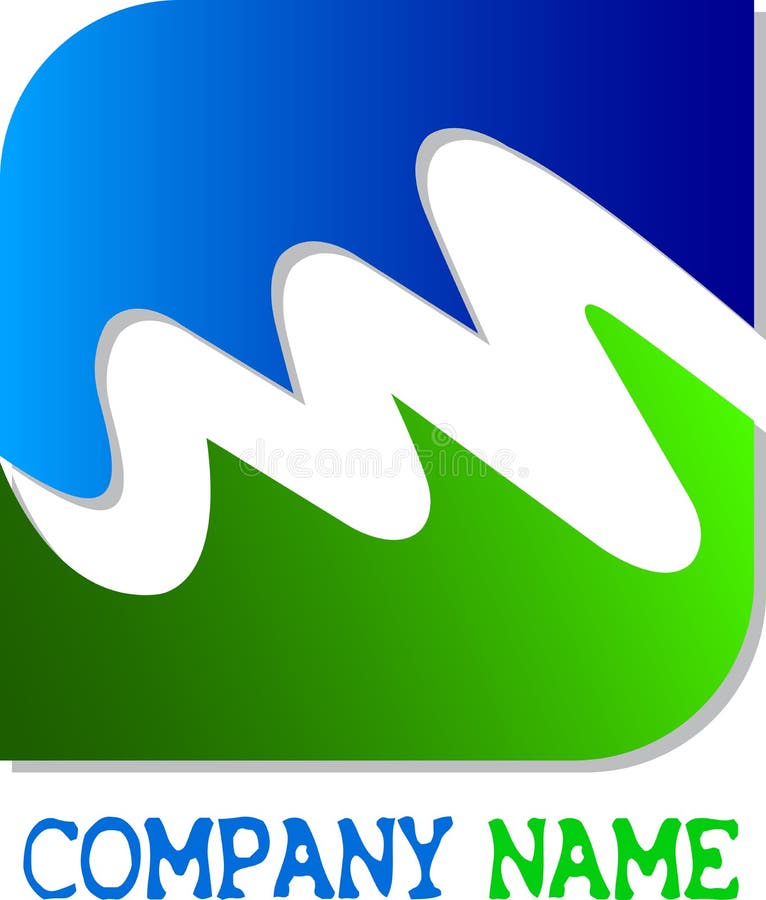 Stylish logo stock vector. Illustration of colorful, artistic - 20881841