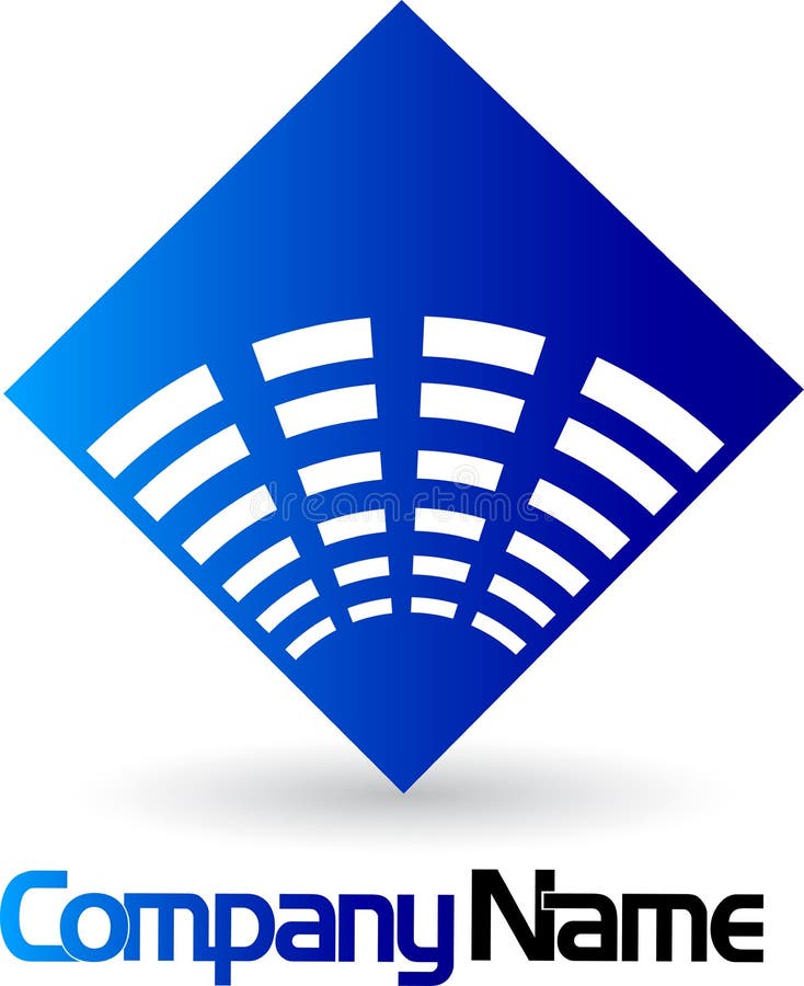 Stylish logo stock vector. Illustration of colorful, artistic - 20881841