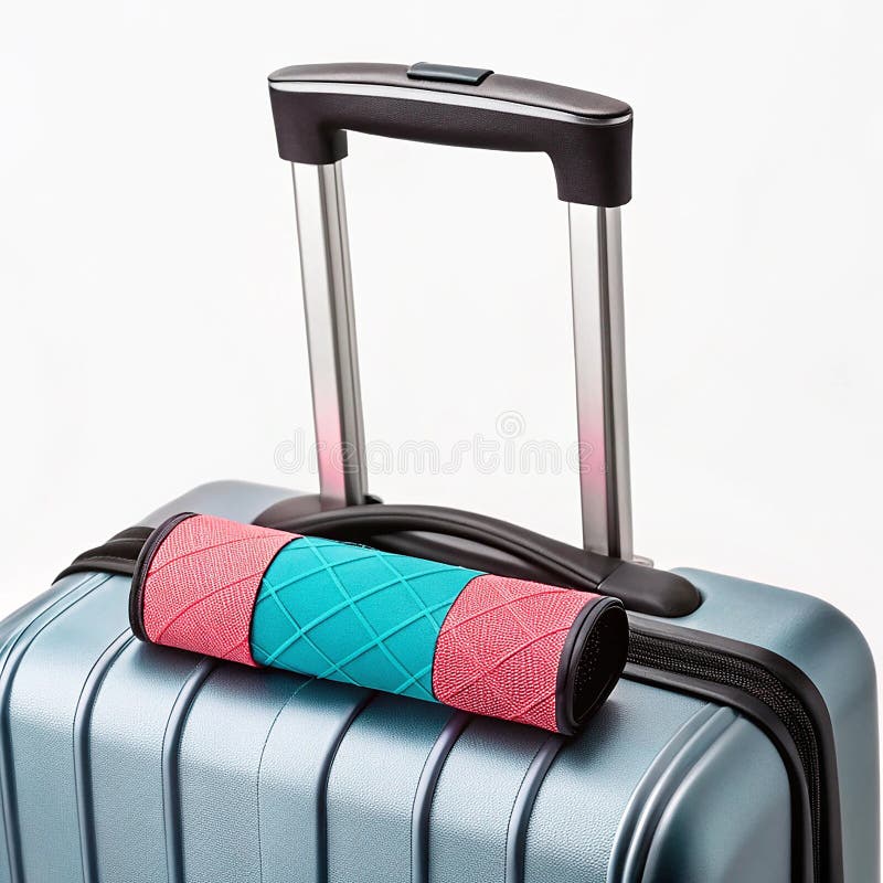 Stylish Luggage Handle Wrap for Easy ID Stock Illustration ...