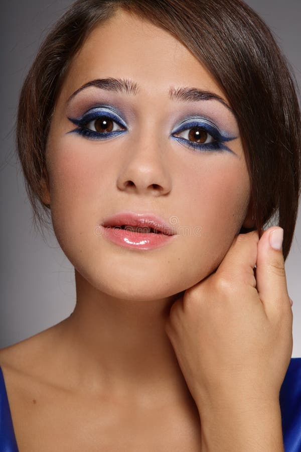 Stylish makeup stock image. Image of beauty, sensual - 10390077