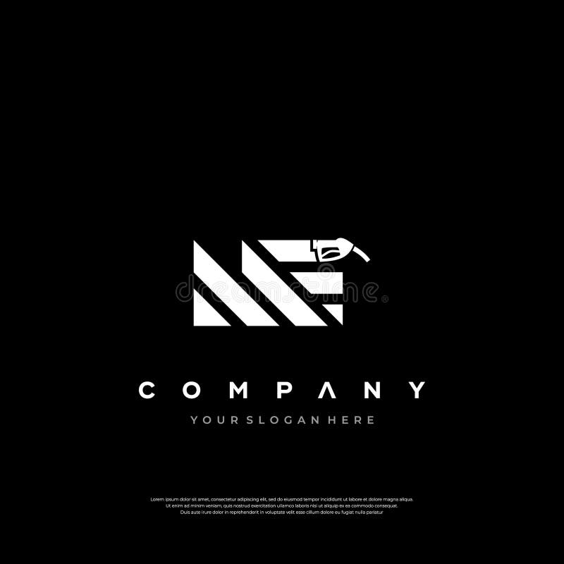 Stylish ME Letter Combination Stock Vector - Illustration of element ...