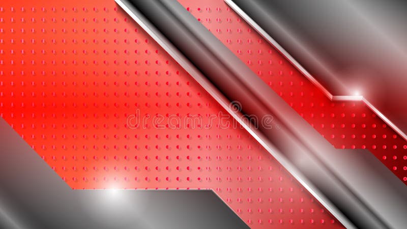 Stylish Metal Background with Red Tint Stock Vector - Illustration of ...