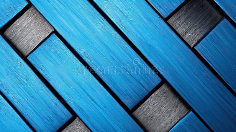 Stylish Metal Pattern on a Sleek Blue Background Stock Illustration ...