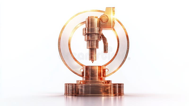 Stylish Metallic Device on a Reflective Surface, Showcasing Modern ...