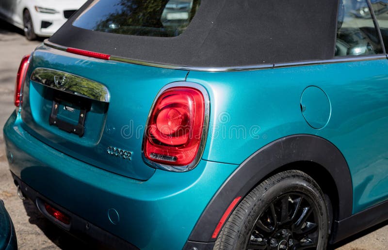 Stylish Mini Cooper editorial image. Image of speed - 318182140