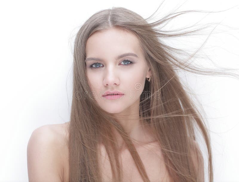 Stylish Model Girl Looking at the Camera. Stock Photo - Image of ...