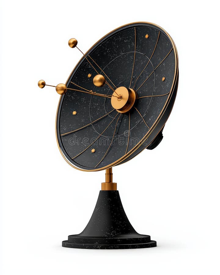 A Stylish Model of a Solar System Featuring Planetary Orbits and a ...