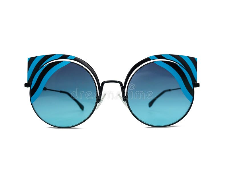 Stylish and Modern Blue Sun Glasses Stock Image - Image of hairstyle ...