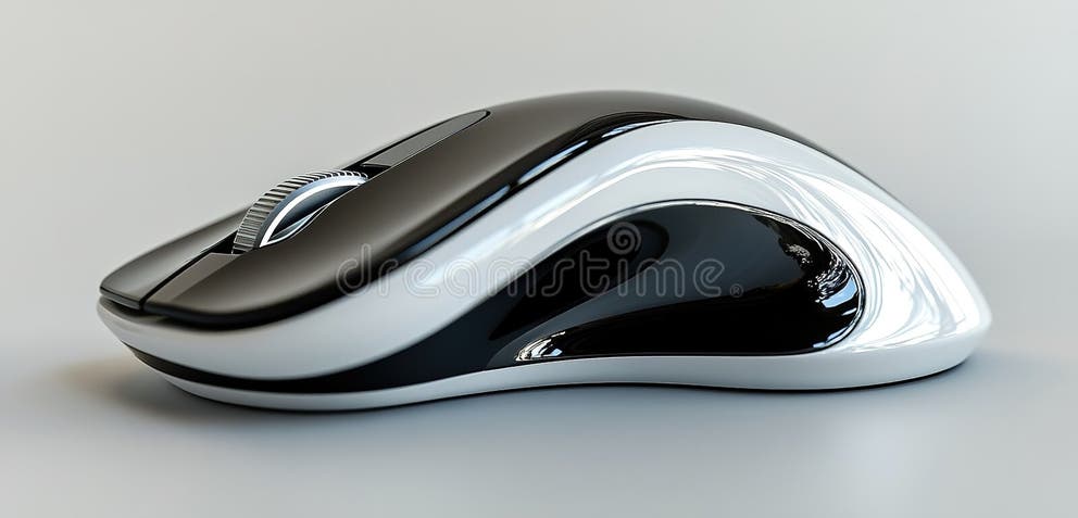 Stylish Modern Computer Mouse Designed for Comfort and Precision in ...